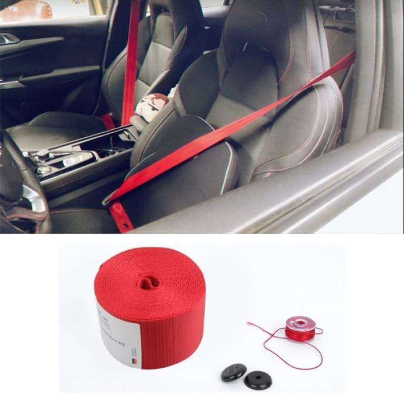 Jual Berger Safety Belt Mobil 3.6m Tali Sabuk Seat Belt Mobil Universal ...