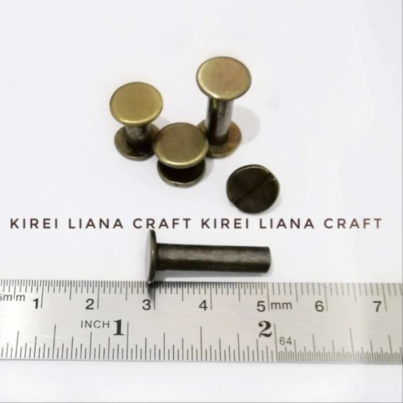 Jual 12pcs Baut Skrup Mur Belt Paku Rivet 20mm X 10 Mm Atg Baut Agenda ...