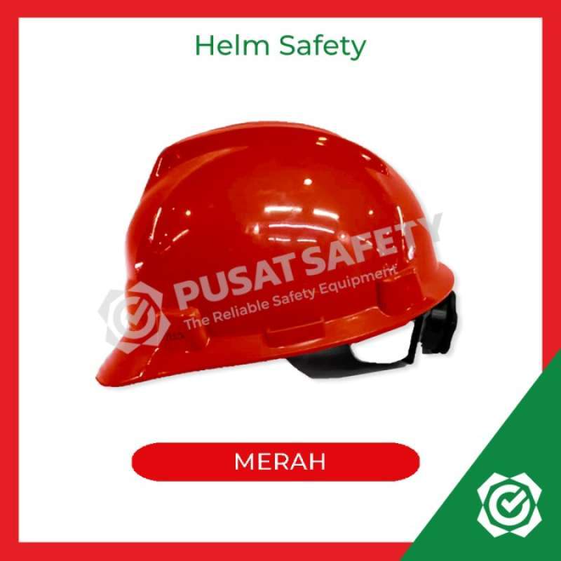 Jual Helm Proyek Kerja Safety Nsa V-gard With Fastrack - Biru Di Seller ...
