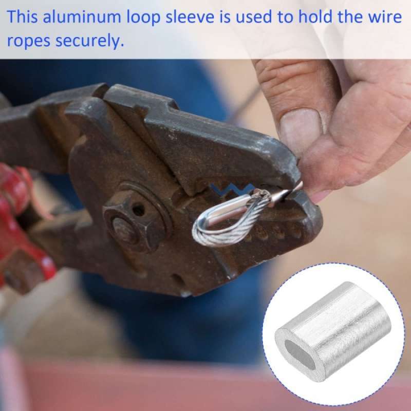 Jual Crimp Ferrule /aluminium Ferrule 2mm 3mm Klem Kawat Seling Di ...