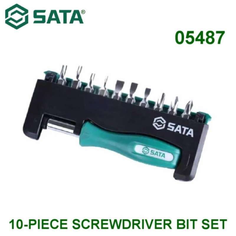 Jual Mata Obeng Set 10 Pcs 05487 - 10 Pcs Screwdriver Bit Set Sata ...