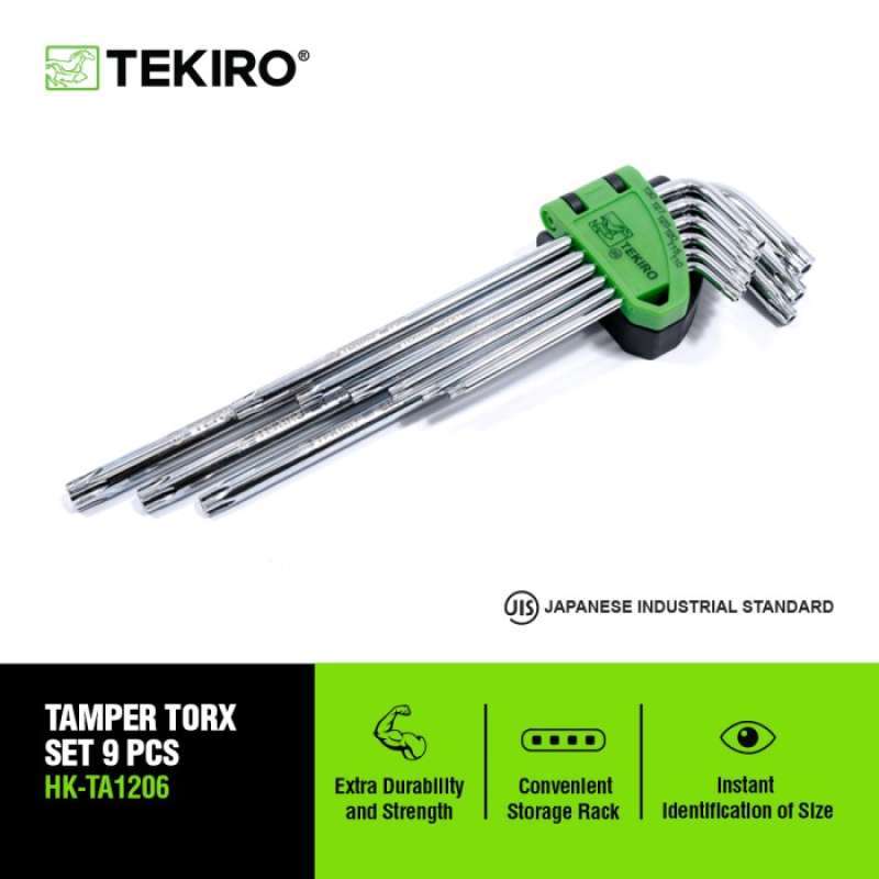 Jual Tekiro Set Kunci L Torx Dengan Lubang 9 Pcs Di Seller Raindrop ...