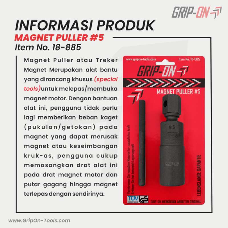 Jual Grip-on Magnet Puller #5 Treker Magnet No5 Yamaha Tracker Magnet ...