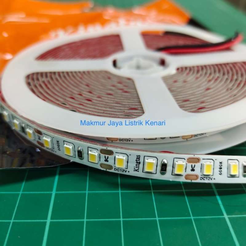 Jual Kingtas Led Strip Mata Rapat 120 Mata 2835 12volt 12 V Dc 5 Meter ...
