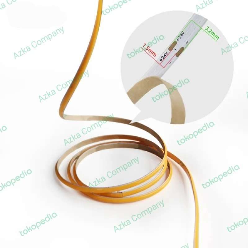 Jual Cob Led Strip 12v Lebar 4mm Per 50cm - Orange Di Seller Aghanim - Cengkareng Timur, Kota ...