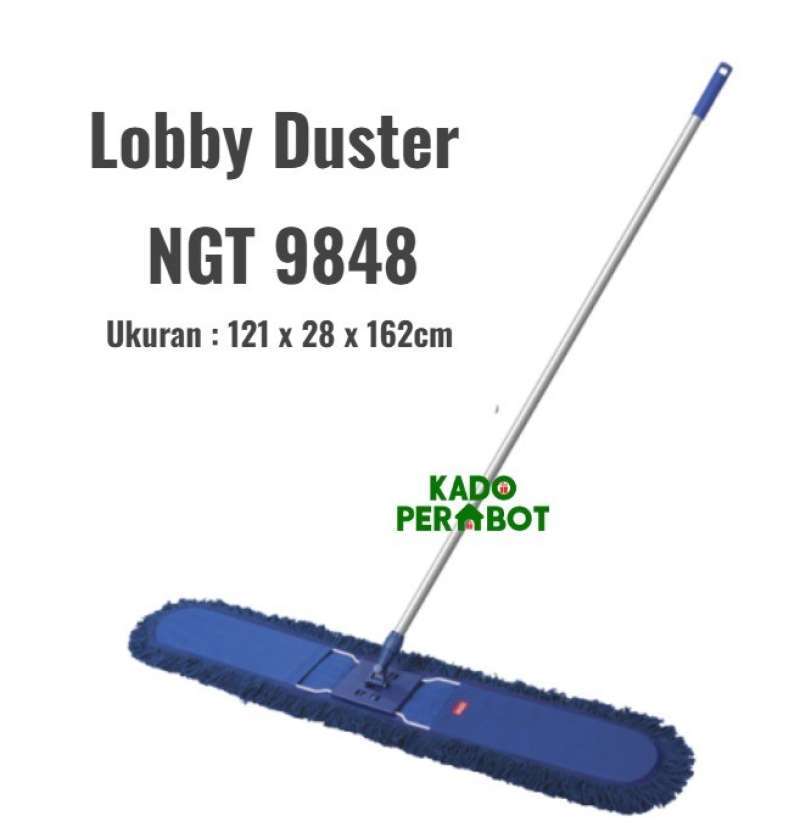 Jual Pel Sapu Nagata 9848 - Sapu Panjang Mall - Pel Lobby Duster Biru ...