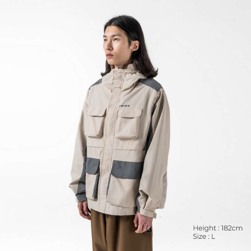Promo Bodypack Leopard Parka Jacket - Cream Diskon 3% Di Seller ...