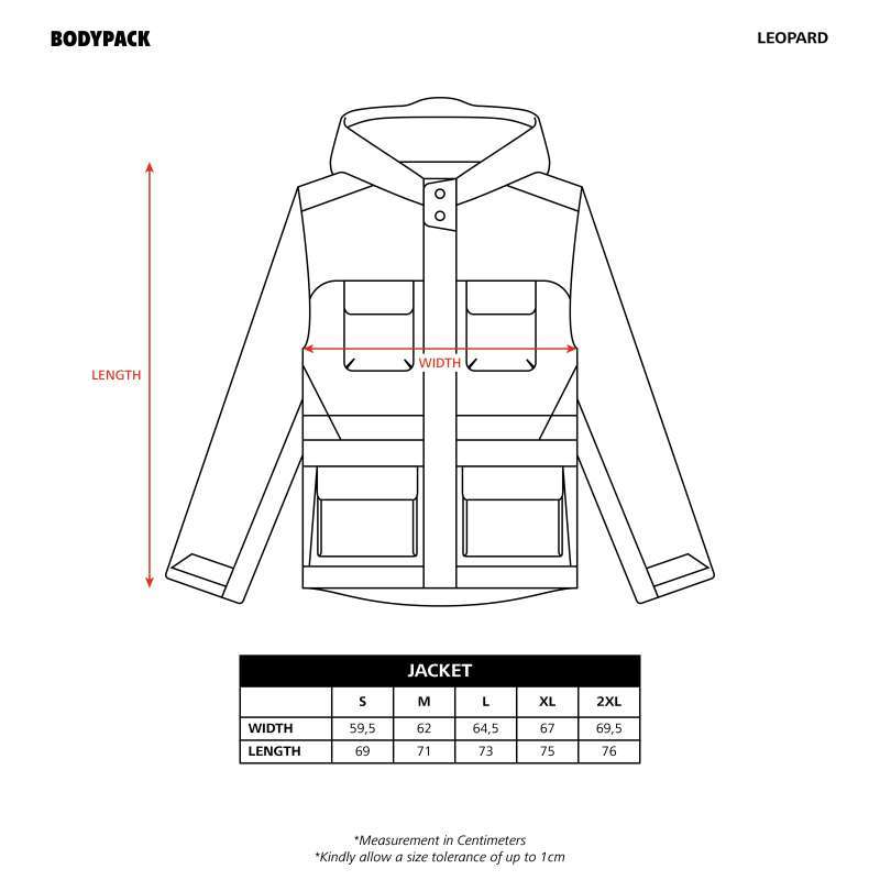 Promo Bodypack Leopard Parka Jacket - Cream Diskon 3% Di Seller ...