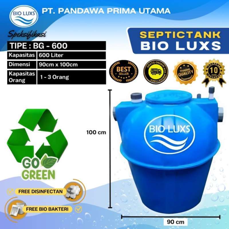Jual Septic Tank Bioluxs,bio,biotechluxs Bg 600 Ltr,septic Tank ...