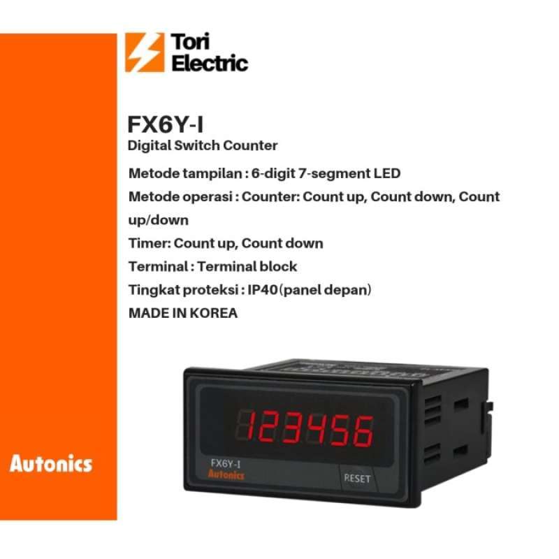 Jual Autonics Digital Switch Counter Fx6y-i 100% Ori Di Seller Aghanim ...