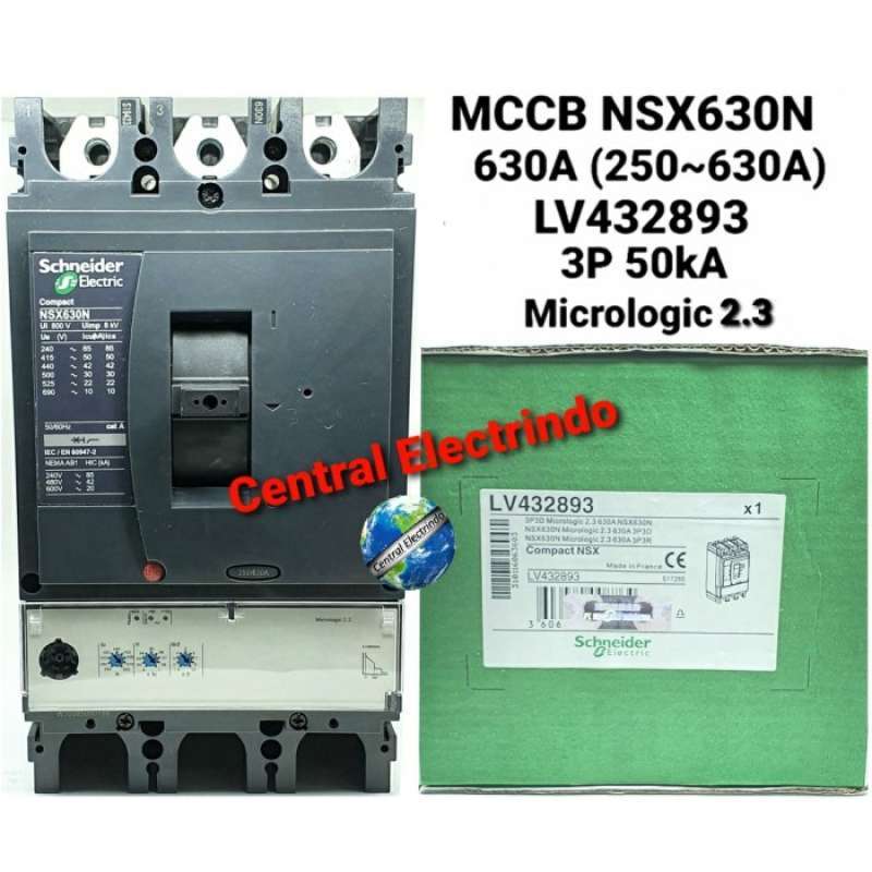 Jual Mccb Nsx630n 3p 630a Schneider. Di Seller Yama - Cengkareng Timur, Kota Jakarta Barat | Blibli