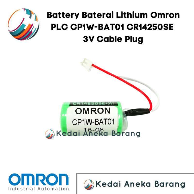 Jual Battery Baterai Lithium Omron Plc Cp1w Cp1w-bat01 Cr14250se 3v Di ...
