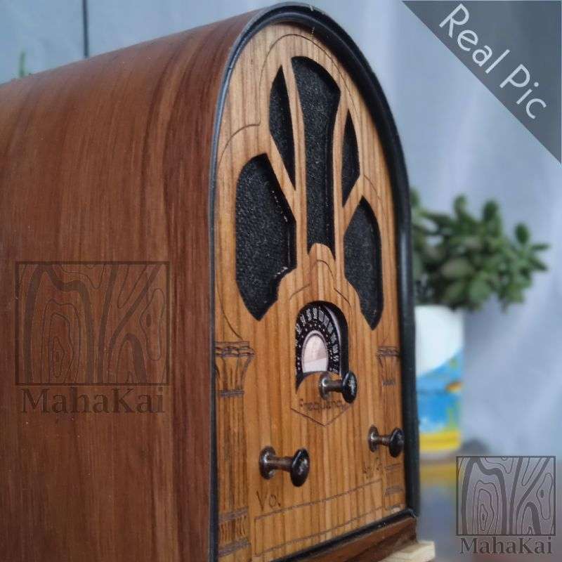 Jual Celengan Unik Kayu Bentuk Radio Vintage Jadul Hiasan Cafe Dekorasi ...