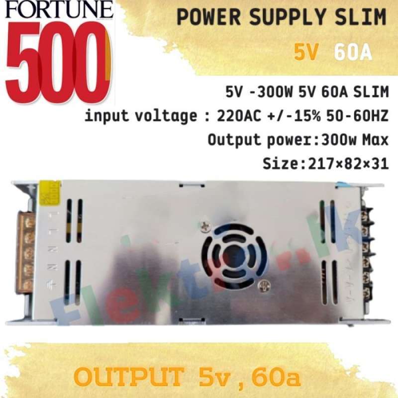 Jual Power Supply Running Text Slim Adaptor Travo 5v 20a 40a 60a 80a ...