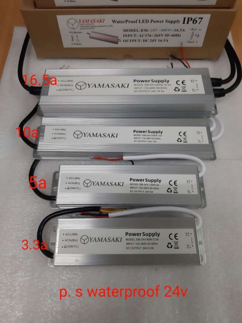 Jual Yamasaki Trafo Power Supply Ip67 24v Waterproof Di Seller Aghanim ...