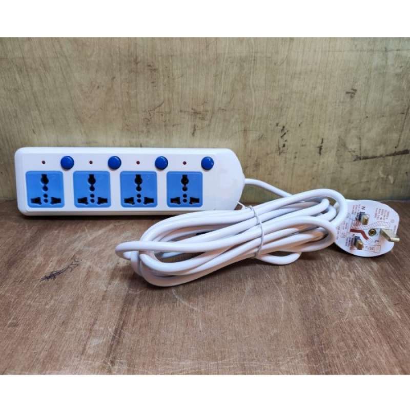 Jual Stop Kontak Steker Kaki3 Extension Cable Universal Stop Kontak ...