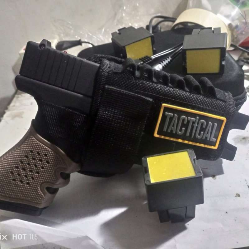 Jual Taser Gun Stun Gun Custom Alat Kejut Setruman - Hitam Abs V2p Di ...