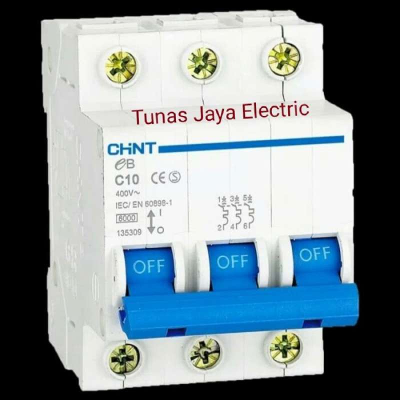 Jual Mcb Chint 3 Phase 6a - 10a - 16a - 20a - 25a - 32a - 40a (sni - Lmk) - 16a Di Seller Shin ...