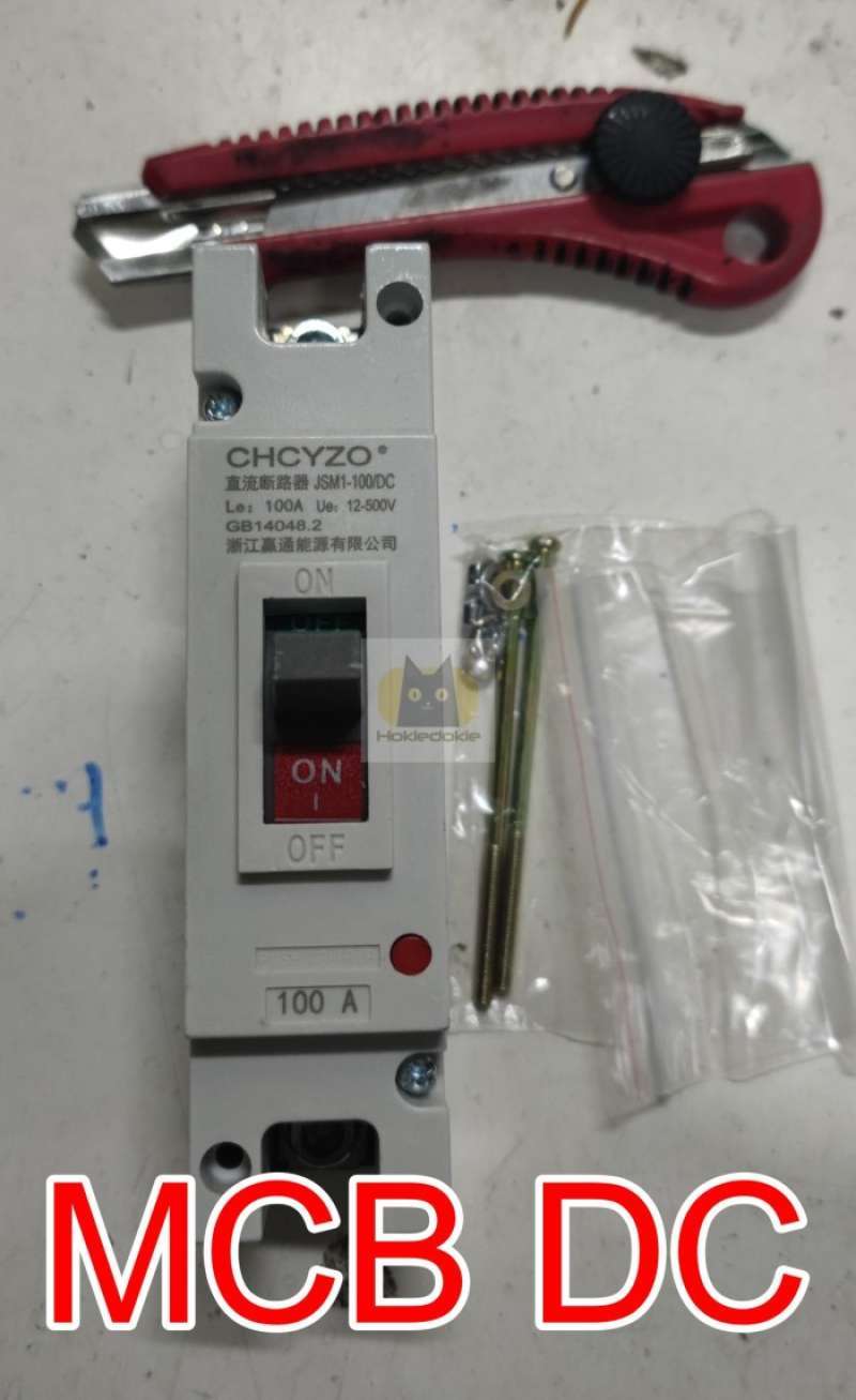 Jual Mcb Motor Mobil Listrik Dc Breaker 500v 1p Mccb - 150a Di Seller ...