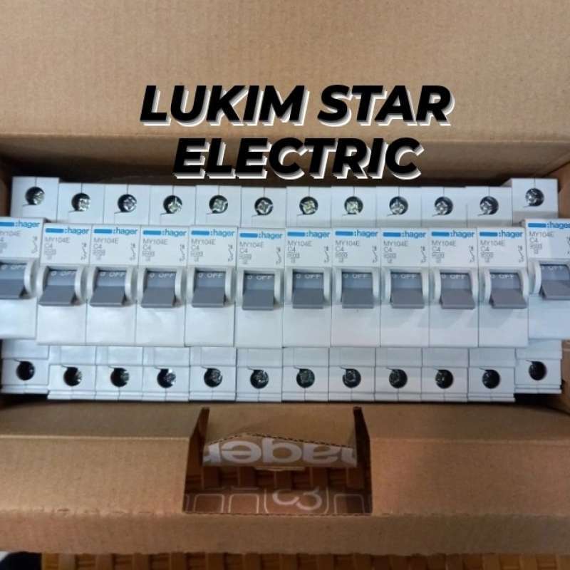 Jual Mcb Hager 1p 6a/10a/16a/20a 1 Phase 1p 1phase Mcb Hager Sni Original Di Seller Shin Store ...