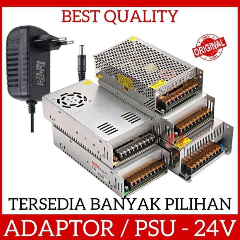 Jual Adaptor Psu Power Supply Jaring Adapter 24v 24 Volt Dc 1a 2a 3a 5a 10a - 24v 10a + Fan Di ...