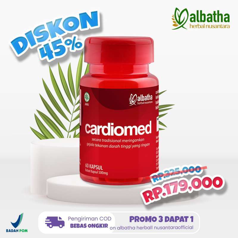 Promo Cardiomed - Obat Hipertensi Herbal - Menurunkan Tekanan Darah ...