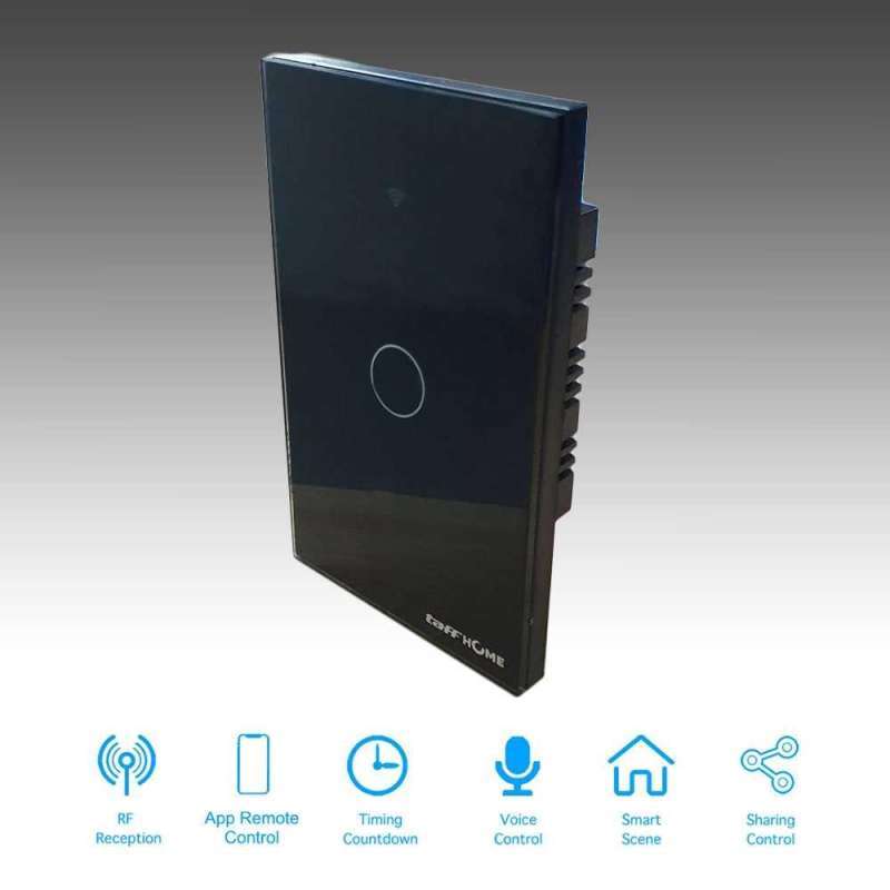Jual Saklar Lampu Wireless Wifi Remote Tuya Alexa Touch Control Th72 ...