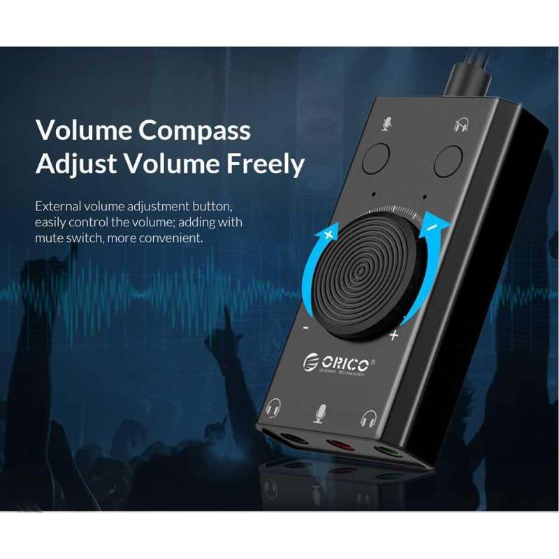 Jual Multifunction External Sound Card Usb Sc2 Sound Soundcard Mixer ...