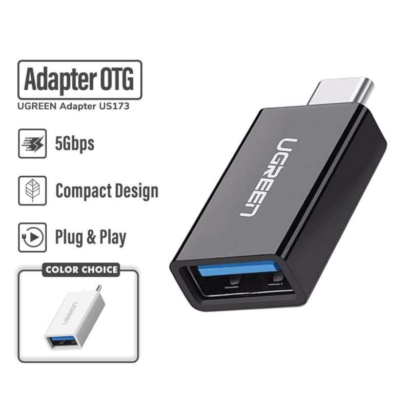 Promo Adapter Otg Type C To Usb 3.0 Ugreen Converter Connector High ...