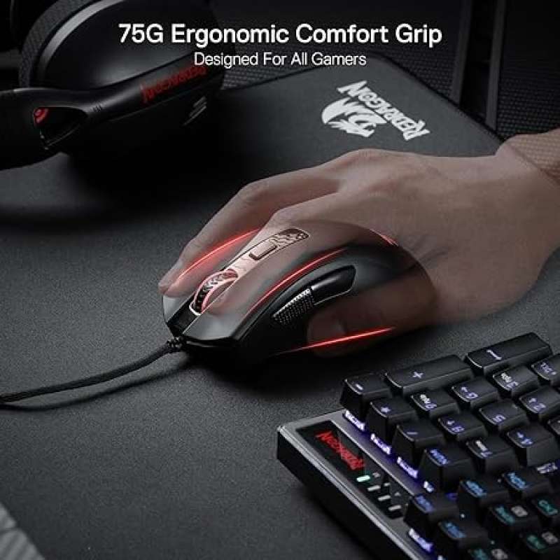 Promo Redragon M993 Ultra Light Weight Gaming Mouse Rgb Devourer Diskon ...