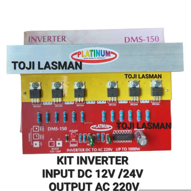 Jual Kit Pcb Inverter Dc 12v 24v To Ac 220v 12 24 220 V Volt Ac Dc Inverter Di Seller Zati Shop ...