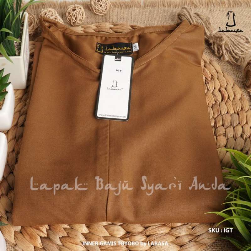 Jual Inner Gamis Tanpa Lengan Polos Toyobo Sarah Series | Inner Dress ...
