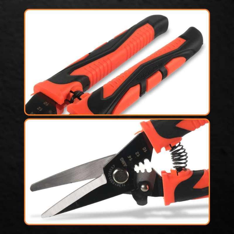 Jual Obun Gunting Kawat Listrik Multifungsi Straight Wire Cutter 706028 ...