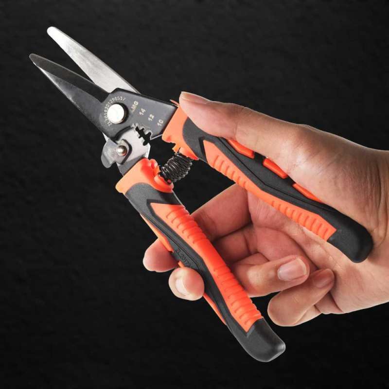 Jual Obun Gunting Kawat Listrik Multifungsi Straight Wire Cutter 706028 ...