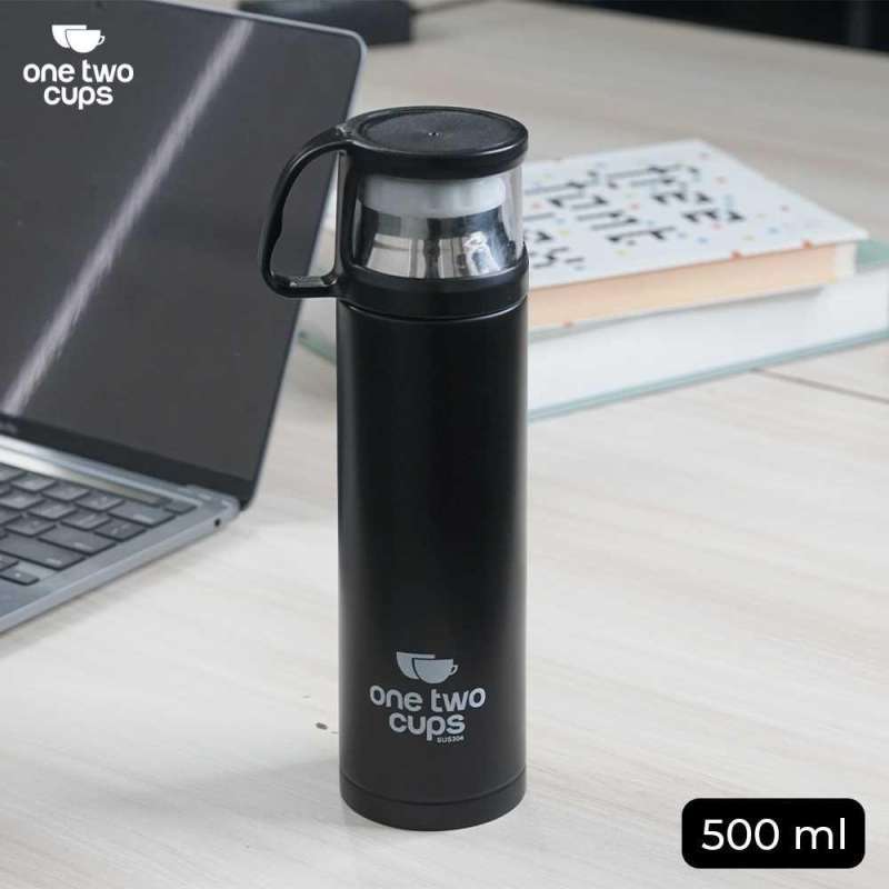 Jual Botol Minum Termos Air Panas Dingin With Cup Head 500ml Sus304 ...