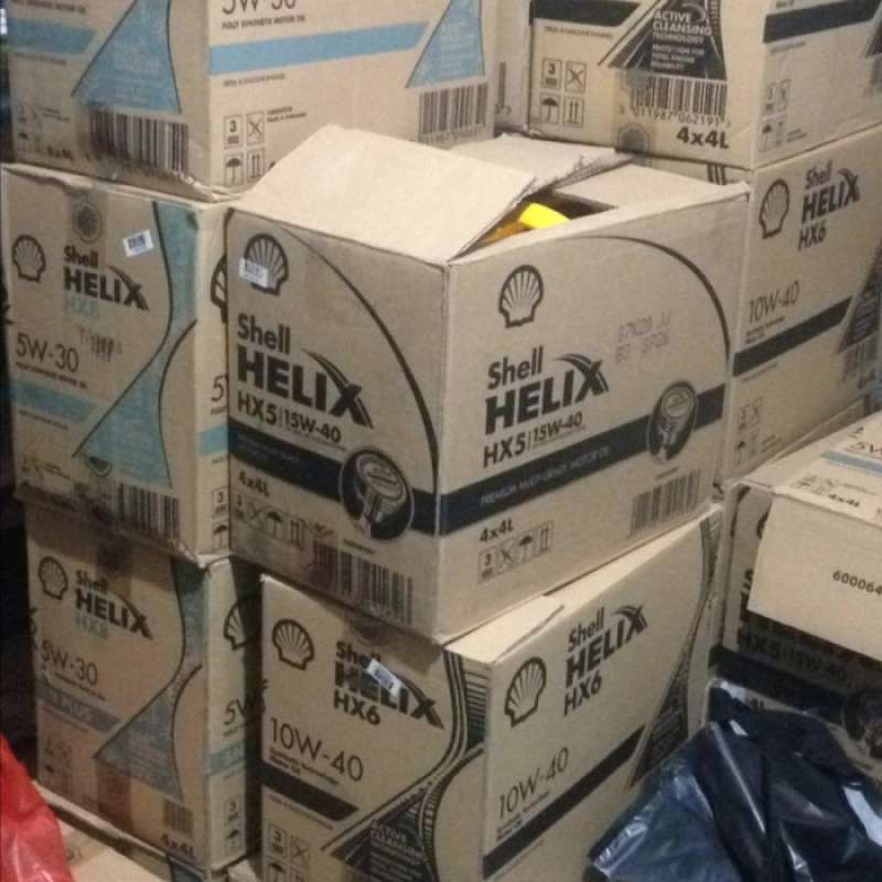 Promo Oli Shell Helix Hx5 15w-40 Kemasan Dus Terbaik Diskon 13% Di ...