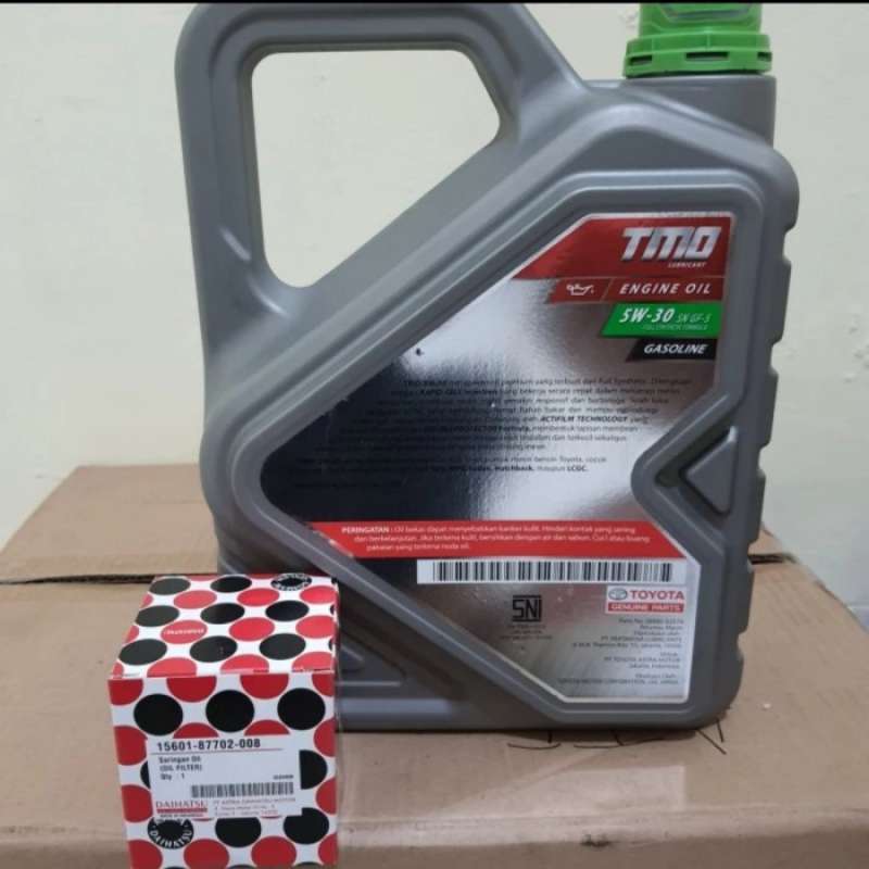 Promo Paket Ganti Oli Tmo 5w-30 4l+filter Oli Avanza, Xenia, Calya ...