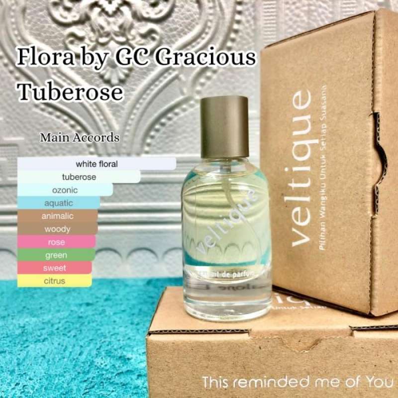 Jual [veltique No 225g] Flora By Gc Gracious Tuberose Extrait De Parfum ...