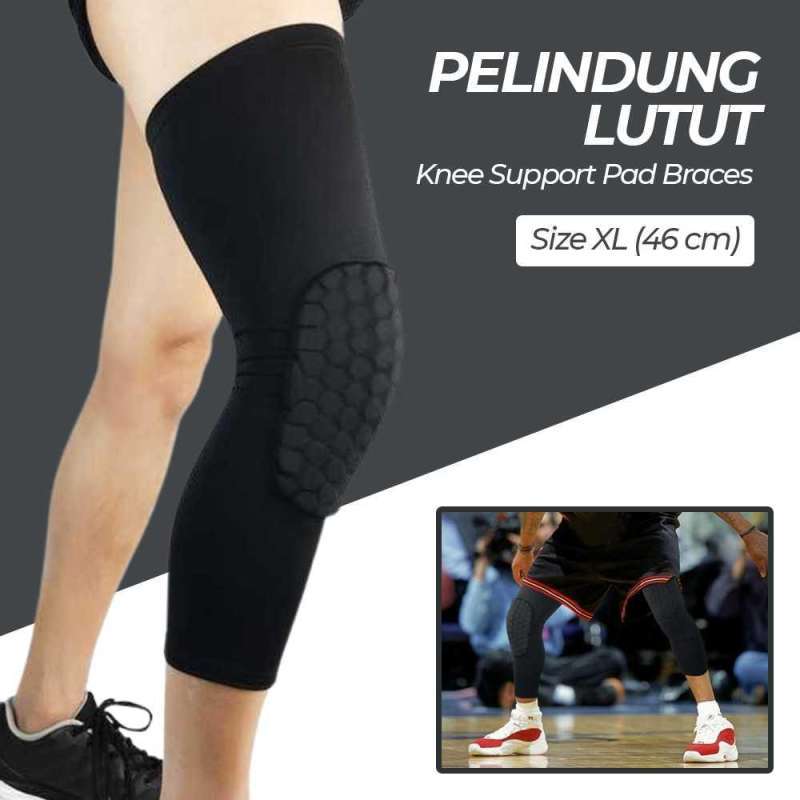 Jual Rexchi Pelindung Lutut Olahraga Sport Knee Support Pad Braces ...