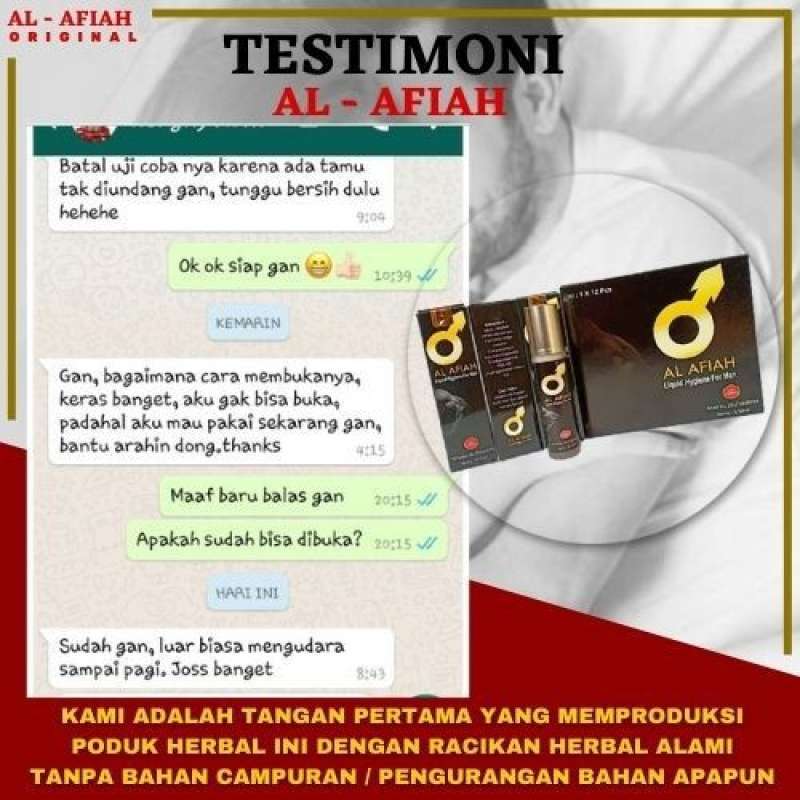 Promo Obat Oles Pria Hj Alfiah Original Diskon 33% Di Seller Aninda ...