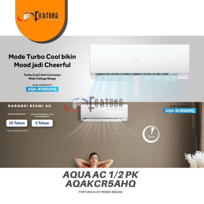 Jual Ac Aqua Low Watt 1/2 Pk R32 Aqakcr5ahq/fqal/fqdl|| Medan (unit ...