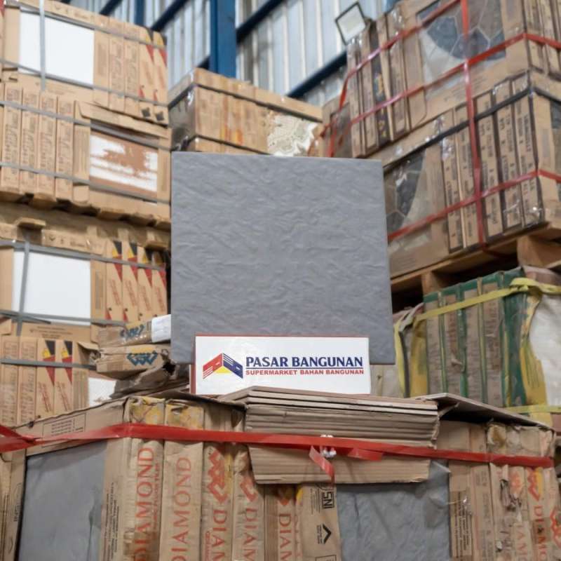 Jual Keramik Diamond New Stone Grey 40 X 40 Kualitas 1 Di Seller Pasar ...