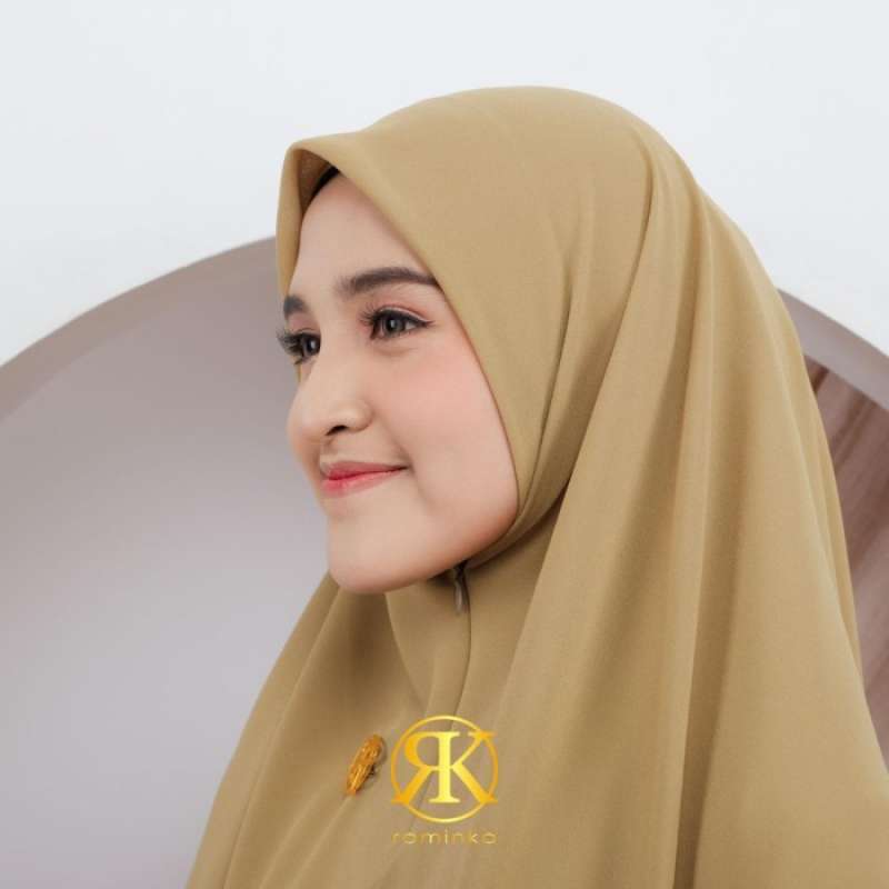 Jual Rk Hijab Jilbab Instan Fatimah Size Standart Ceruti 2 Layer Segi ...
