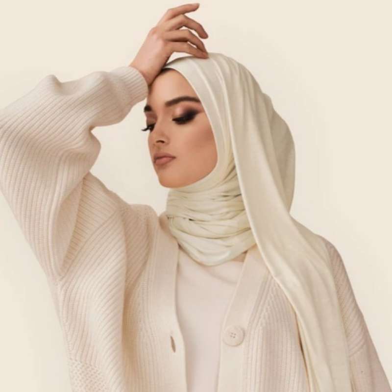 Jual Pashmina Kaos Rayon Super / Pashmina Turki / Pashmina Jersey Di ...