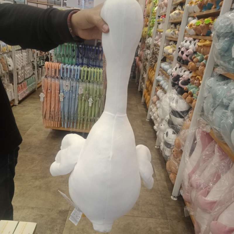 Promo Boneka Angsa Lucu Dan Unik - Miniso White Goose Series Lying ...
