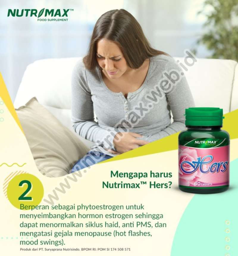 Promo Nutrimax Hers Vitamin Untuk/buat Kesehatan & Kesuburan Hormon ...
