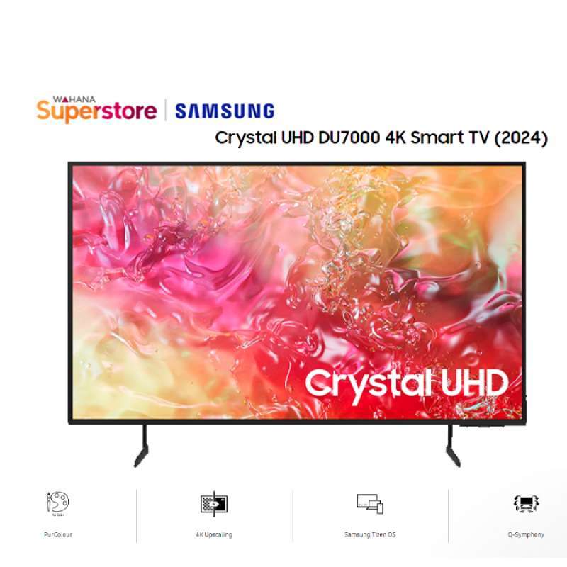 Promo Samsung Smart Tv Crystal Uhd Du7000 4k 43 Inch Diskon 31% Di Seller Wahana Super Official ...