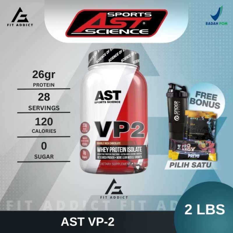 Promo New Ast Vp2 Vp 2 Vp-2 Whey Protein Isolate Diskon 33% Di Seller Ksm Store - Meruya Selatan ...