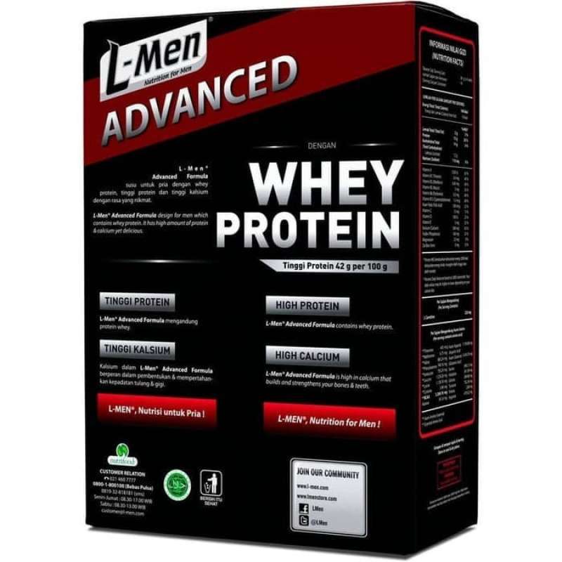 Promo L-men Advanced Choco Vanilla 500gr Lmen Advance Whey Protein ...