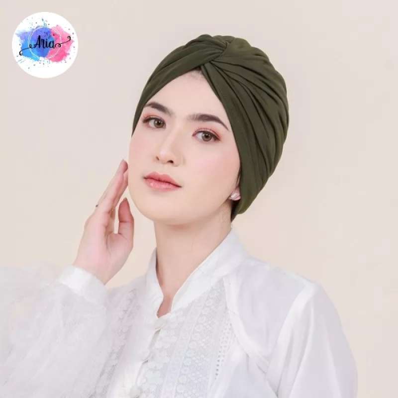 Jual Turban Polos Instan - Turban Dewasa - Turban Lilit Simpul Jersey ...